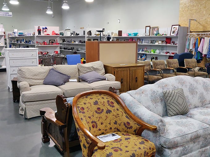 Yesterday's living rooms find new life here. That floral chair might have stories to tell, but your wallet will appreciate the happy ending.