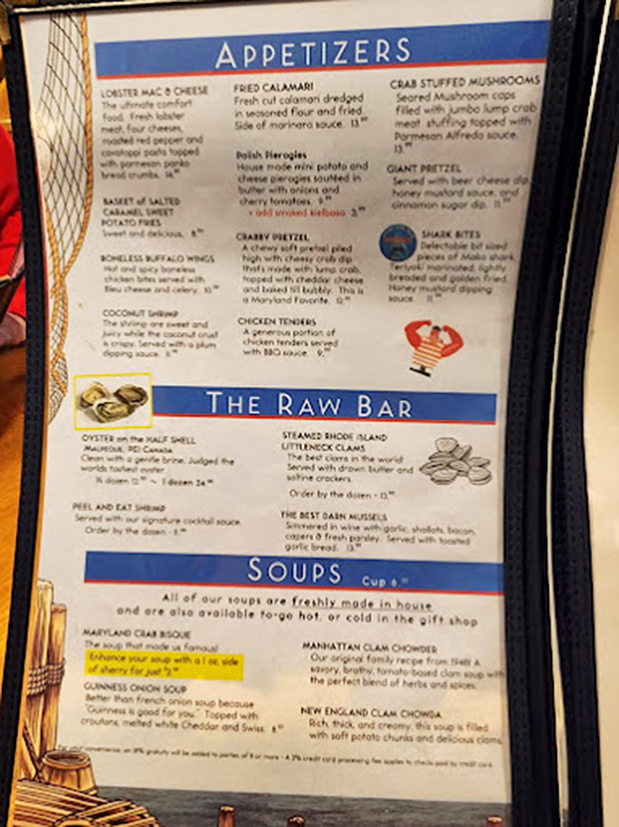 The menu reads like a love letter to the sea. Each description teases possibilities that make choosing just one dish nearly impossible.