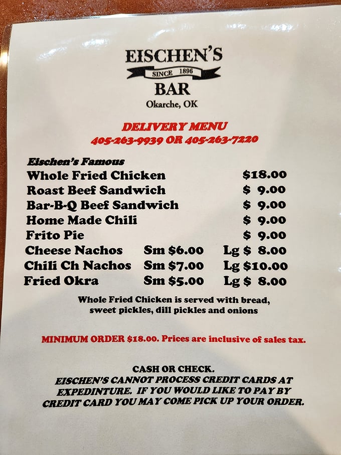 Simplicity is the ultimate sophistication on this menu. When fried chicken is this good, you don't need a novel-length list of options.