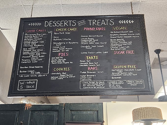 This menu board isn't just a list&mdash;it's a roadmap to happiness. The only wrong choice here is not ordering enough to try everything.