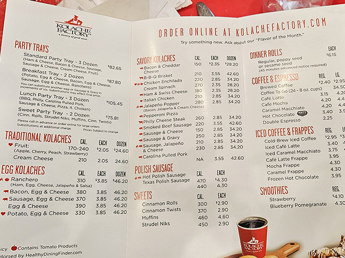 The menu board reads like a United Nations of breakfast options &ndash; from traditional Czech pastries to Tex-Mex inspired morning miracles.