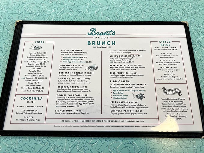 A menu that understands the fundamental truth: breakfast tastes better when served all day long. 
