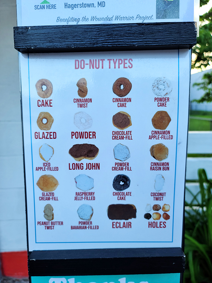 A menu of classics that reads like poetry to sugar enthusiasts. No avocado-infused, charcoal-activated nonsense here&mdash;just donut perfection in sixteen delicious variations.