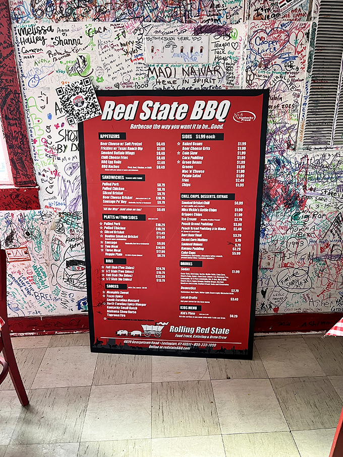 The menu board doesn't need fancy descriptions when the food speaks this eloquently. Simple choices, extraordinary results.