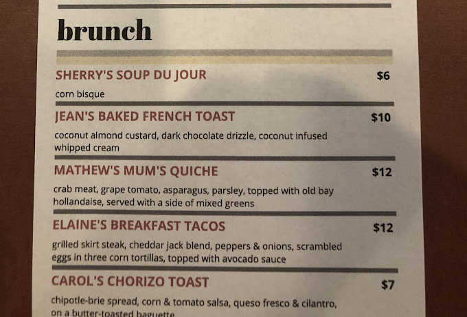 A menu that reads like love letters to breakfast. Each named dish tells a story, while your stomach impatiently waits to be part of the narrative.