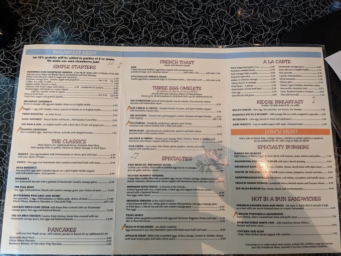 This menu isn't just a list of food&mdash;it's a roadmap to breakfast bliss with enough options to require multiple visits.