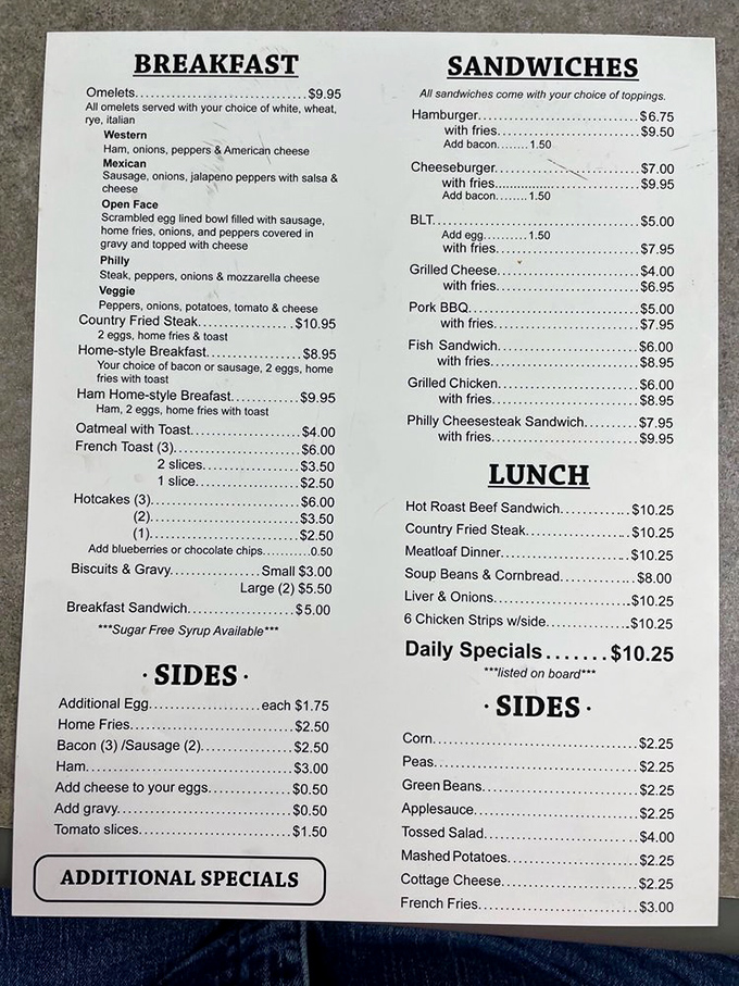 The menu reads like a love letter to breakfast classics. No molecular gastronomy here, just honest food that understands its purpose in life.