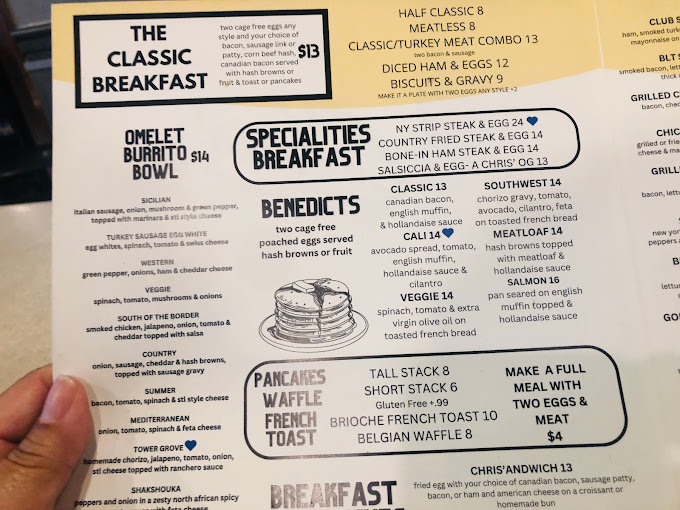 A menu that reads like breakfast poetry&mdash;each option more tempting than the last. Decision paralysis has never been so delicious.