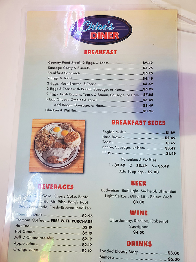 A menu that doesn't need fancy fonts or pretentious descriptions&mdash;just honest food that your grandmother would approve of.