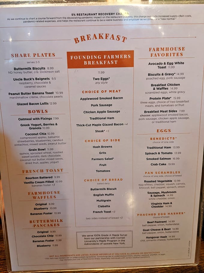 This isn't just a menu&mdash;it's a roadmap to breakfast nirvana. From buttermilk pancakes to hangover hash, morning indulgence comes in many delicious forms.