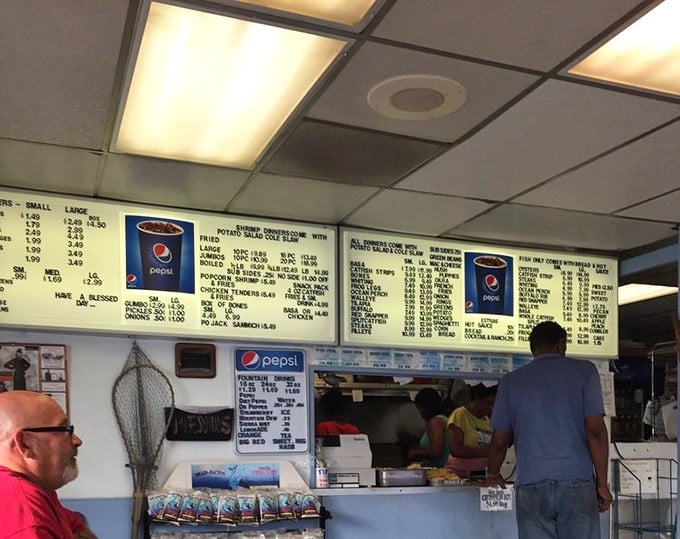 This menu board isn't just a list—it's a treasure map where X marks the spot for your next seafood epiphany.