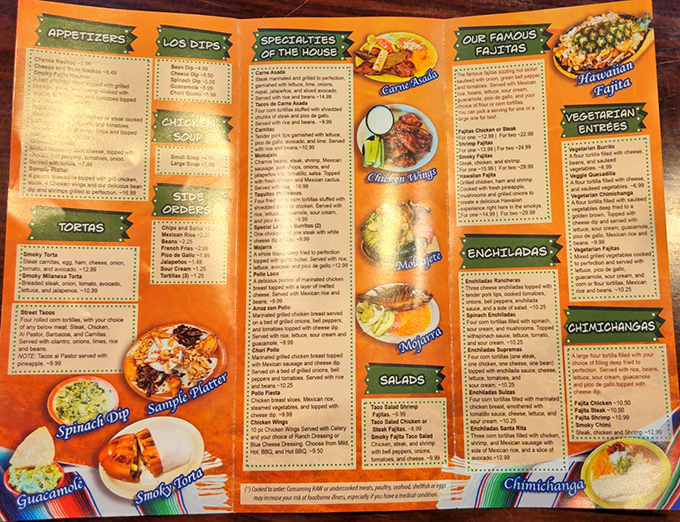 This menu isn't just a list of dishes&mdash;it's a roadmap to flavor country, with each section promising its own delicious detour.