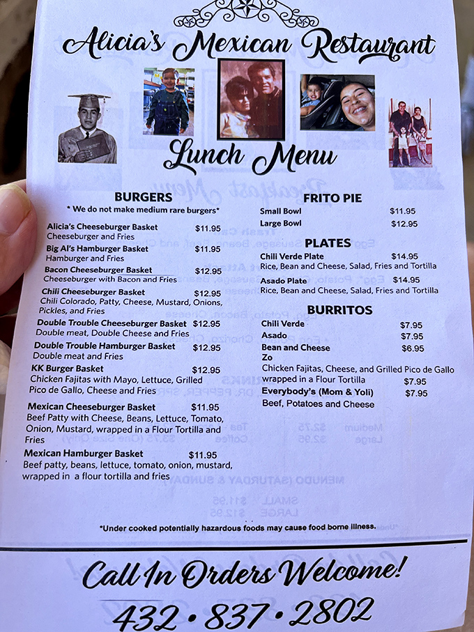 When a menu proudly states "We do not make medium rare burgers," you know you're in a place that does things their way.