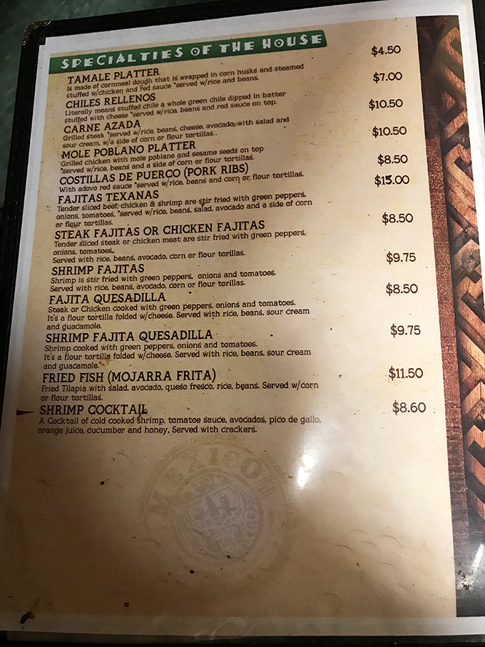The menu reads like a love letter to authentic Mexican cuisine, with specialties ranging from hand-wrapped tamales to seafood cocktails that sing with freshness.
