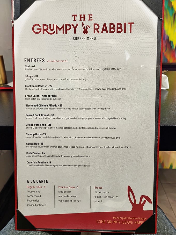 This isn't just a menu&mdash;it's a roadmap to happiness. The Gouda Mac alone is worth canceling your afternoon plans.