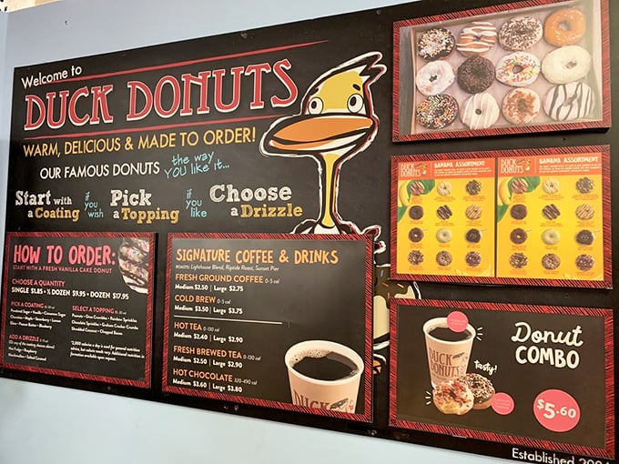 The menu board that launches a thousand cravings. Like a choose-your-own-adventure book, but every ending is delicious.