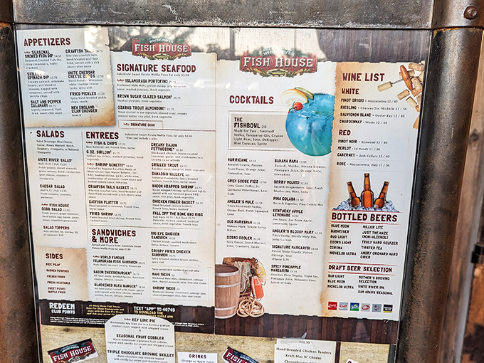 This menu isn't just a list&mdash;it's a treasure map where X marks the spot for your next food obsession. Choose wisely, my friends.