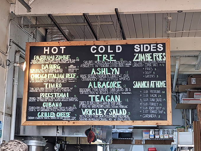 This menu board isn't just a list&mdash;it's a roadmap to happiness. Each chalk-written option promises a different journey for your taste buds.