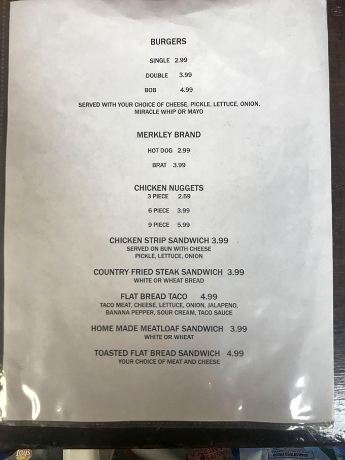 The menu board&mdash;a monument to straightforward deliciousness. No fusion confusion here, just honest food that makes your wallet as happy as your stomach.