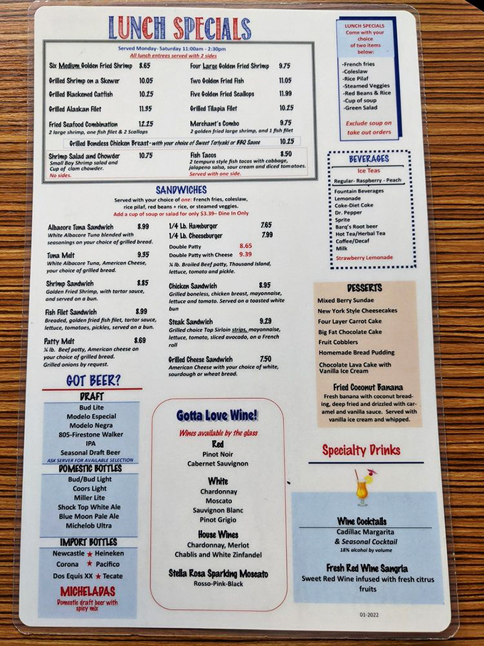 A menu that reads like a love letter to crustaceans. When a place calls itself "Shrimp House," it better deliver&mdash;and this lineup promises it does.