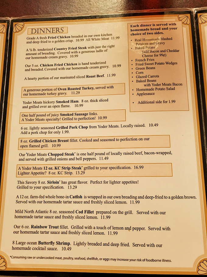 This menu reads like a love letter to Midwestern comfort food&mdash;each description promising a hug for your taste buds.