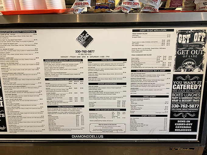 The menu board&mdash;a glorious manifesto of sandwich possibilities that will simultaneously thrill you and trigger decision paralysis.