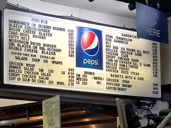 The menu board tells no lies—simple offerings with straightforward descriptions. No foodie buzzwords needed when the cooking speaks volumes.