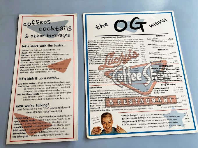 "The OG Menu" isn't just a name&mdash;it's a promise. Like finding the original manuscript of your favorite novel, but with pancakes.