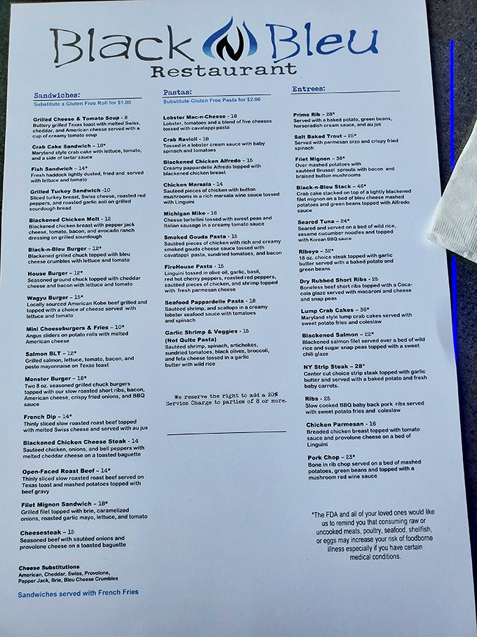 A menu that reads like a bucket list for food lovers&mdash;where decisions are deliciously difficult and every option promises satisfaction.