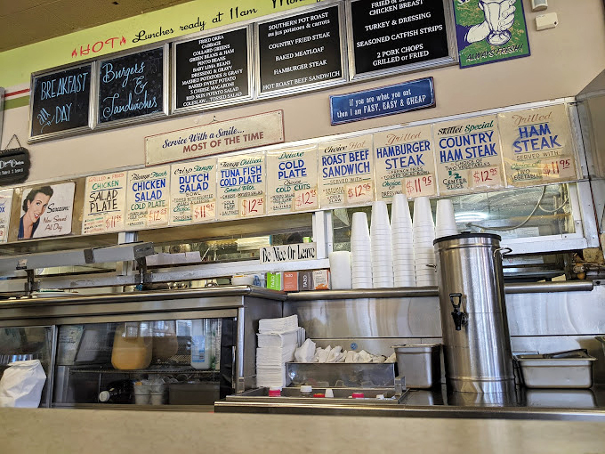 The menu board tells no lies—just straightforward Southern classics that have earned their place in Atlanta's culinary hall of fame.