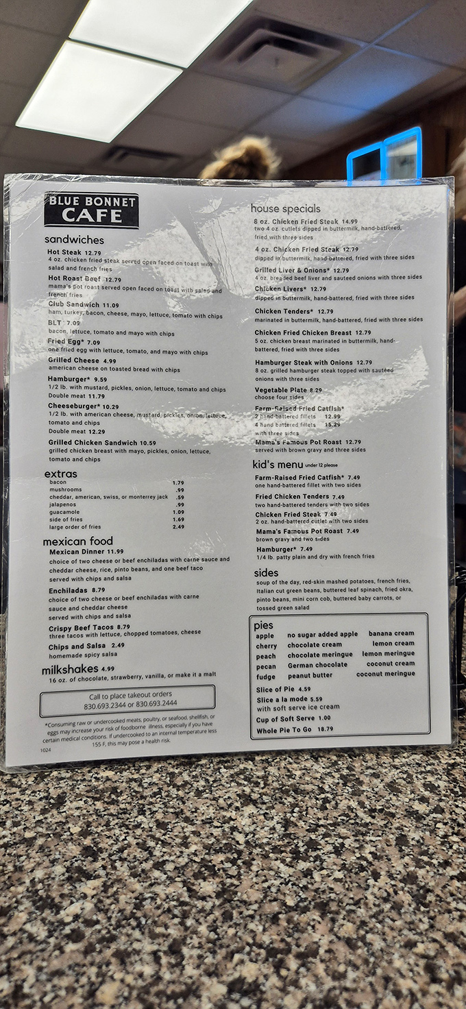 A menu where nothing needs a translation, explanation, or comes with a side of pretension. Just honest food at honest prices.