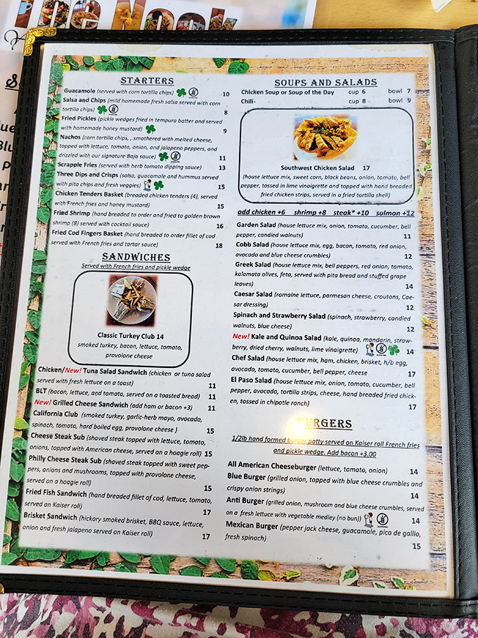 This menu isn't just a list of food&mdash;it's a roadmap to happiness. The hardest part isn't choosing what to eat, but what to save for next time.