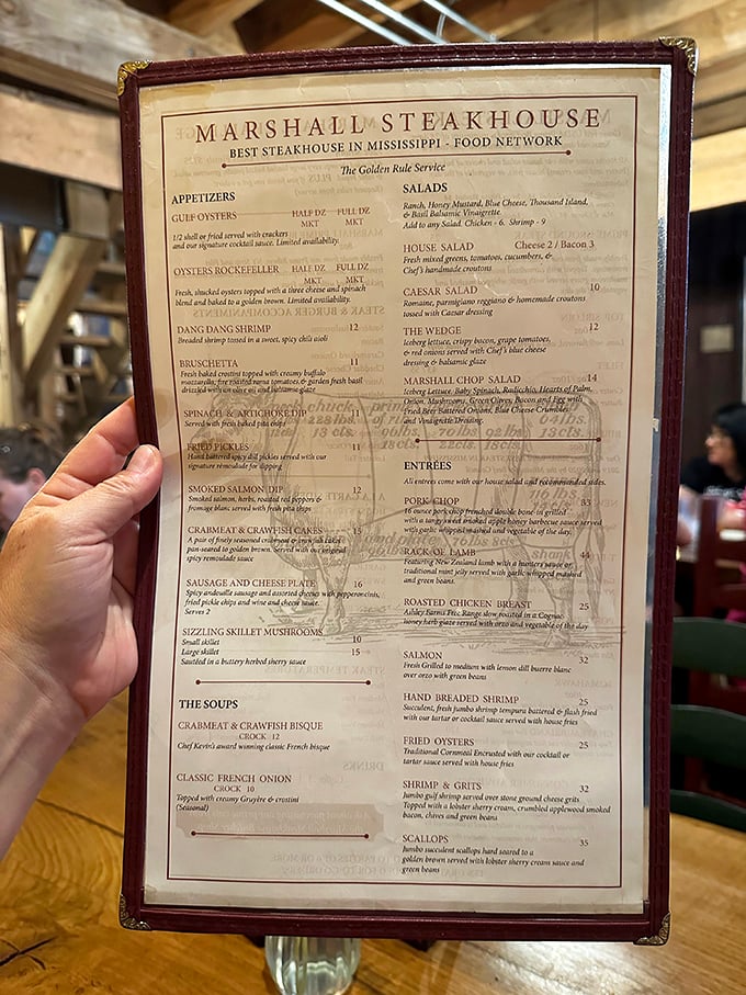 This menu isn't just a list of food&mdash;it's a roadmap to happiness, with each item promising its own delicious adventure.