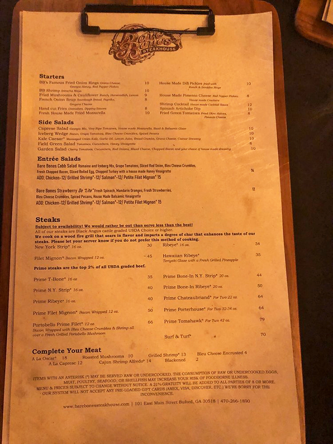 A menu that cuts right to the chase&mdash;wood-fired steaks take center stage while supporting players wait in the wings.