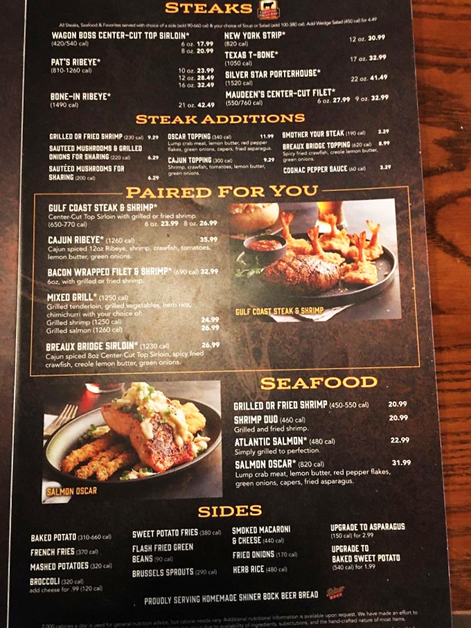 The menu reads like poetry for meat lovers. Each description might as well end with "and then you died happy."