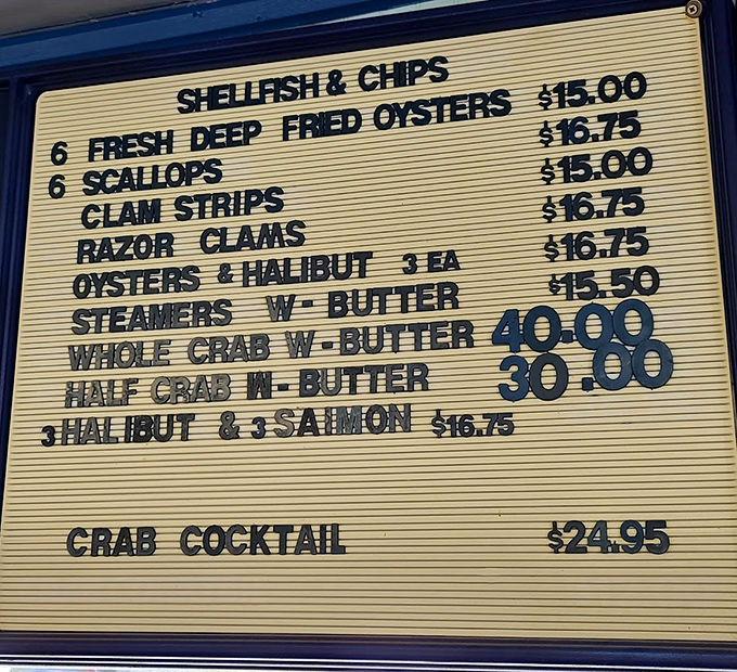 The menu board reads like poetry to a hungry traveler. Each option more tempting than the last.