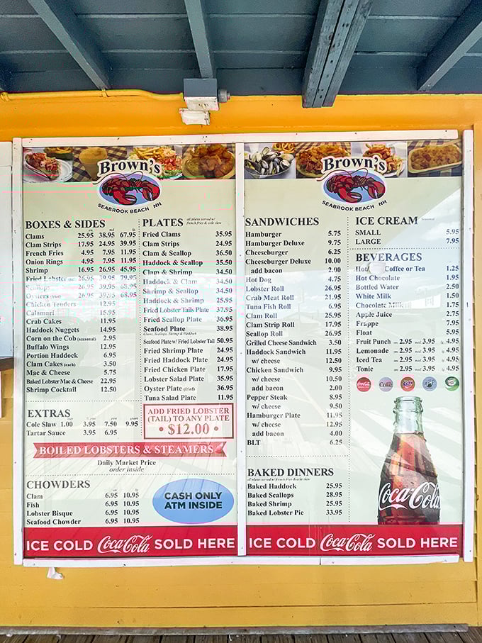 A menu that reads like seafood poetry&mdash;where the only difficult choice is deciding how many different things you can reasonably order in one sitting.