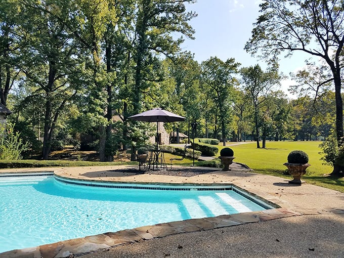 Nothing says "royal treatment" quite like lounging poolside at a castle. The perfect blend of medieval fantasy and modern luxury.