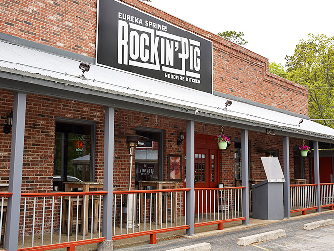 The Rockin' Pig isn't just a clever name &ndash; it's where barbecue dreams come true in brick-walled, wood-fired glory.