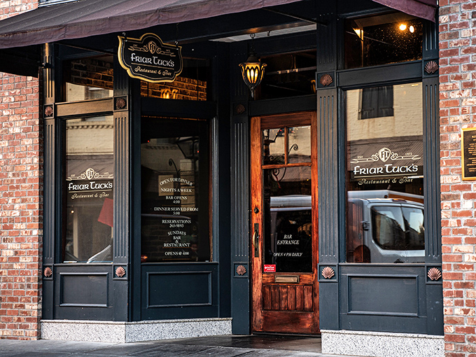 Friar Tuck's beckons with its warm brick exterior and elegant entrance&mdash;a portal to fondue adventures that would make the Middle Ages jealous.