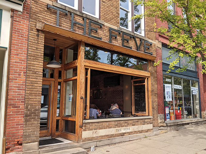 The Feve isn't just a restaurant&mdash;it's Oberlin's living room. Those wooden window frames have witnessed countless first dates, philosophical debates, and legendary tater tot feasts.