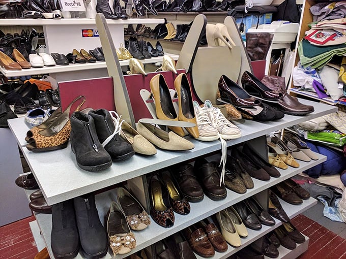 Not just shoes, but time machines for your feet. Each pair tells a story of dances attended, offices navigated, and journeys taken.