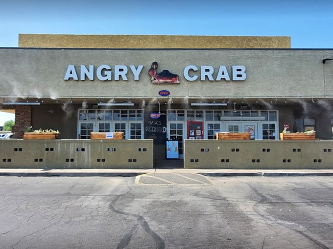 Angry Crab's façade might be simple, but inside awaits a butter-drenched seafood party that'll have you wearing a bib with pride.