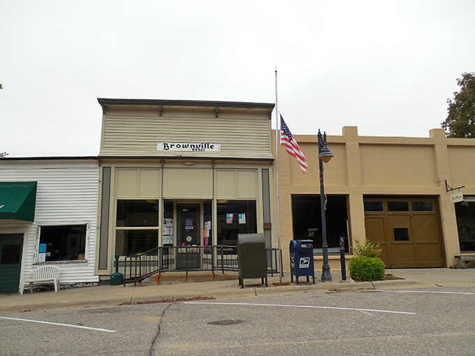 Brownville's historic buildings look like they're waiting for Mark Twain to stroll by. Time truly stands still here!