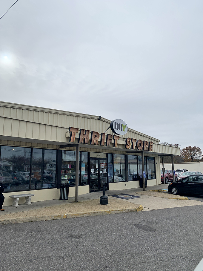 Behind that modest storefront lies a wonderland of pre-loved treasures where your dollars support veterans while your closet gets upgraded.