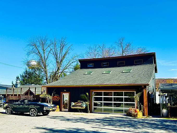 Joe Bosco Smokehouse: Where garage-chic meets meat mastery. The kind of place car enthusiasts and carnivores equally appreciate.