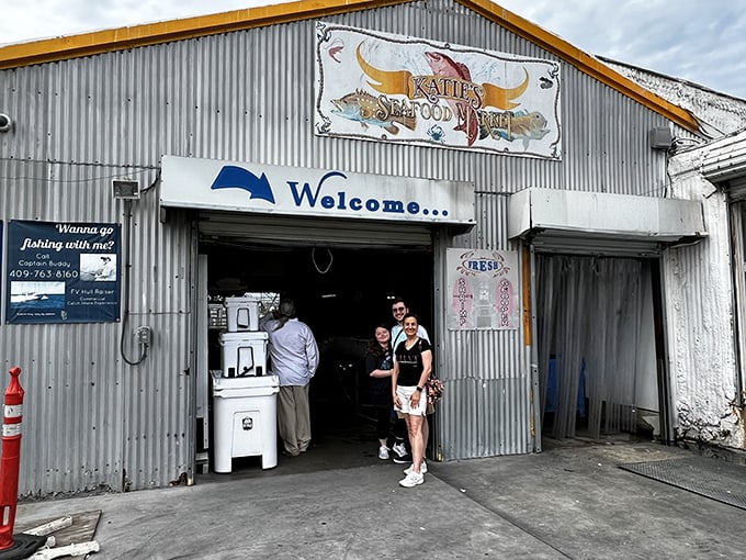 Katie's metal exterior might scream "hurricane-proof," but inside it's a treasure chest of Gulf delicacies waiting to be discovered.
