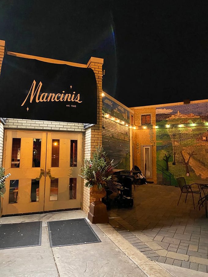 Mancini's might look like Clark Kent from the outside, but inside it's all Superman of steaks.