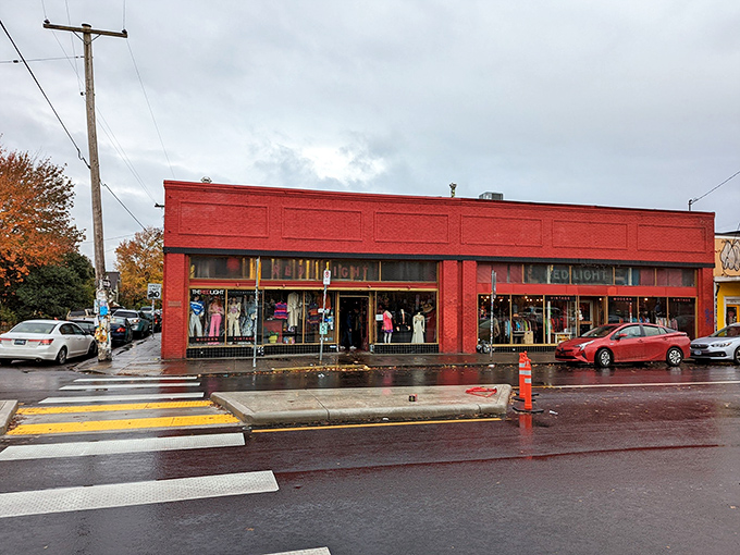 Red Light's fiery exterior is Portland's bat signal for fashion adventurers seeking sartorial treasures from every decade.