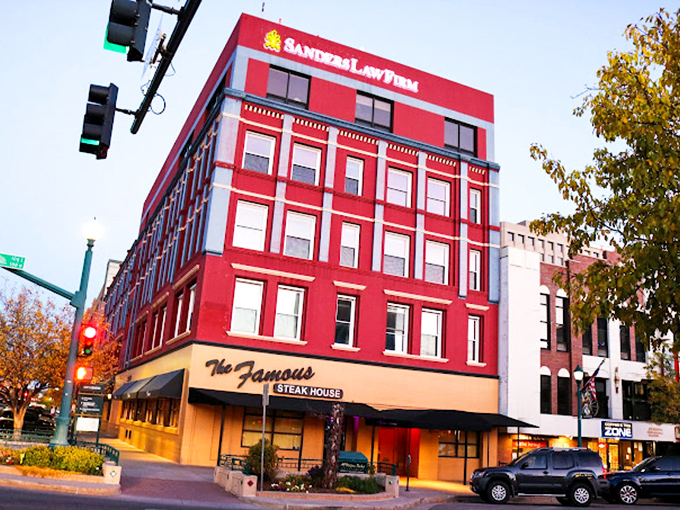 The Famous lives up to its name without the showboating. That classic red building houses steak dreams that would make Frank Sinatra swoon.